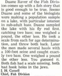 One Last Cast: Duane Raver’s 93 years of art and fish science – The ...